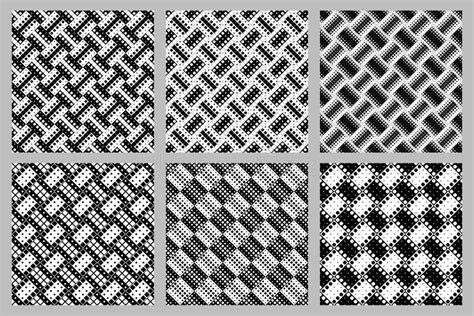 Abstract Rounded Diagonal Square Pattern Background Set Stock Vector Illustration Of