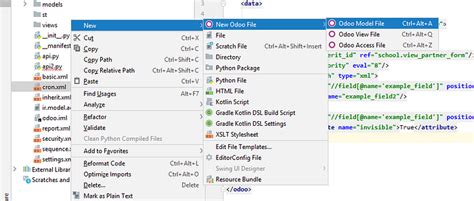integrate odoo with intellij ides odoo ide plugin new colors