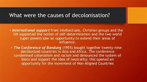 World History Colonization And De Colonization