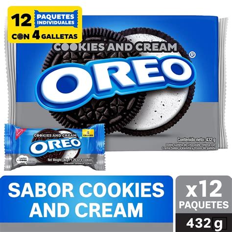Galletas Oreo Galletas Oreo De Vainilla 48 108g