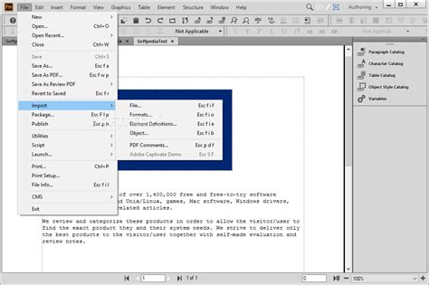 Adobe FrameMaker Download Softpedia