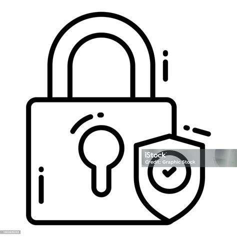 Security Lock Protection And Security Vector Icons Set Cyber Computer