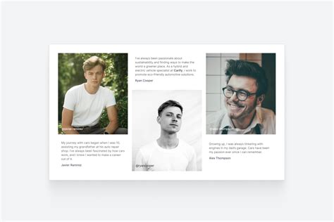 Blocklayouts WordPress Block Pattern Team Members Masonry Grid