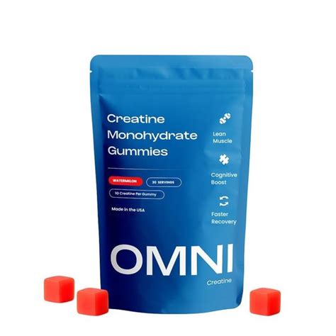 Creatine Monohydrate Gummies Supports Muscle Growth Recovery And Brain