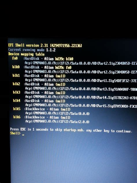 Efi Shell