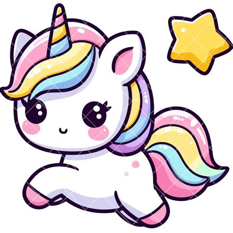 Cute Kawaii Unicorns Pngs For Download Now Cute Drawings Cute