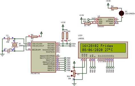 Reading Datetime And Temperature From Ds3232 With Pic16f716 Reading Datetime And Temperature From Ds3232 With Pic16f716