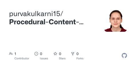 Github Purvakulkarni15procedural Content Generation