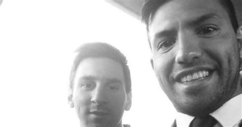¿la Selfie De Dos Campeones Messi Y Agüero Juntos Antes De