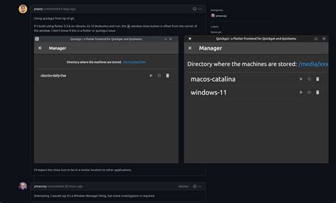 Window Controls Aren T In The Corner Of The Window Issue Quickemu Project Quickgui GitHub