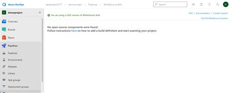managing open source security and license with whitesource bolt and
