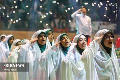 عکس اجتماع بزرگ دختران انقلاب در ورزشگاه آزادی