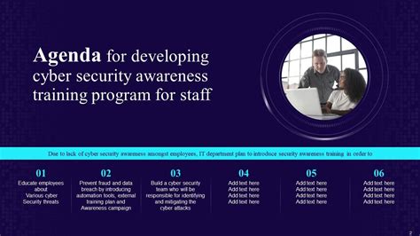 Developing Cyber Security Awareness Training Program For Staff Powerpoint Presentation Slides
