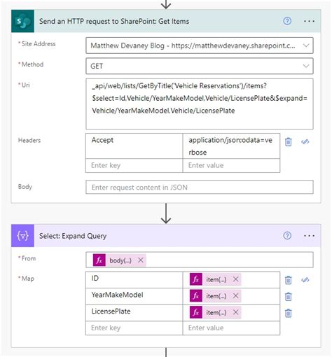 Power Automate Expand Query To Join Sharepoint Lists