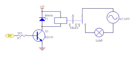 Gaya Terbaru Rangkaian Driver Relay Skema Rangkaian