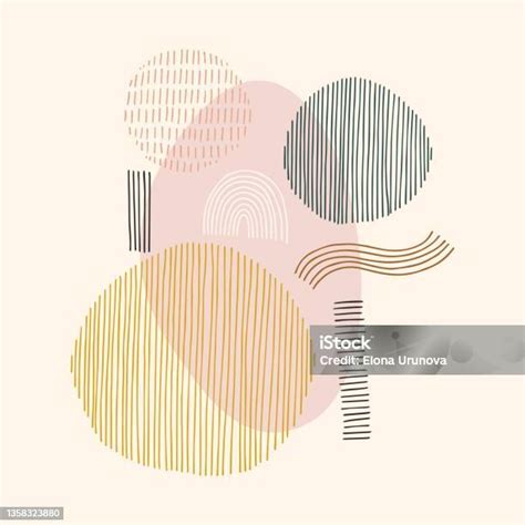 벡터 추상 적 배경입니다 추상 적인 모양입니다 윤곽선 도면 0명에 대한 스톡 벡터 아트 및 기타 이미지 0명 구도 디자인 Istock