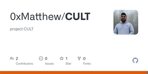 GitHub XMatthew CULT Project CULT