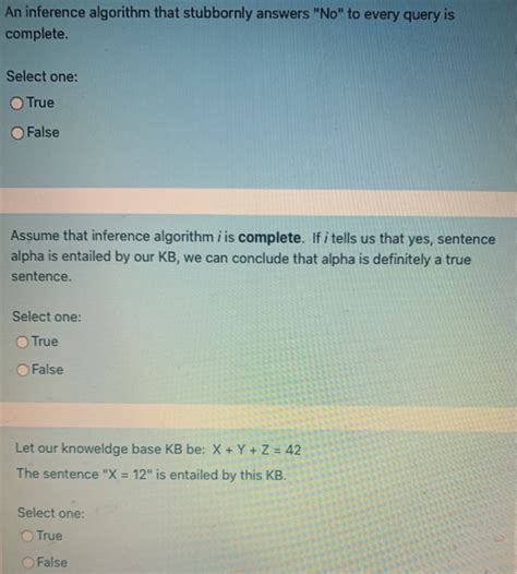 Solved An Inference Algorithm That Stubbornly Answers No
