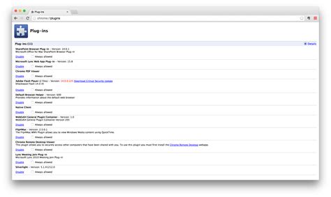 Determining The Version Of Adobe Flash On An Os X System