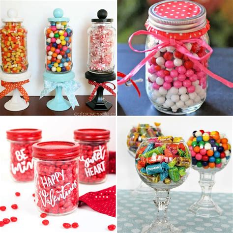 Mason Jar Centerpiece Ideas Candy