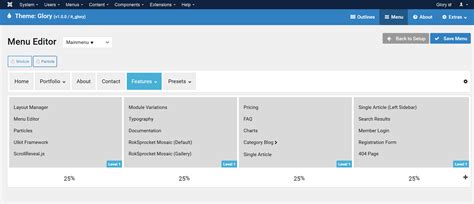 Menu Editor