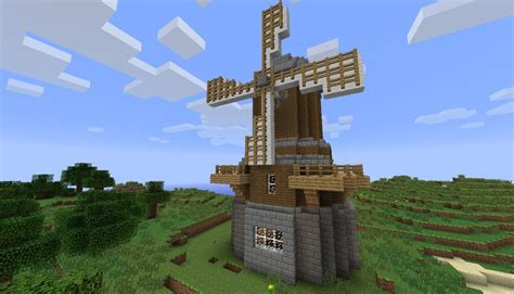 Classic Dutch Windmill Design Minecraft Map