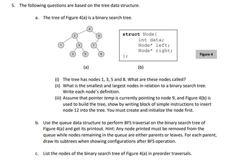 solved 5 the following questions are based on the tree data