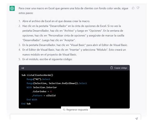 Crea Macros Con Inteligencia Artificial Chatgpt En Excel