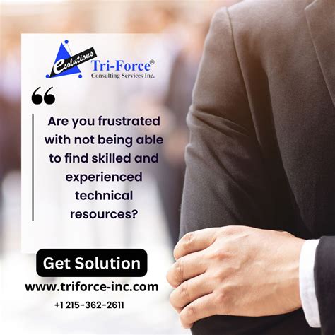 Tri Force Consulting Services Inc On Linkedin Triforceconsulting Technicalsupport Usa