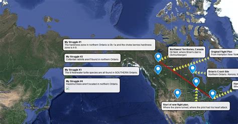 Crash Map Webquest Scribble Maps