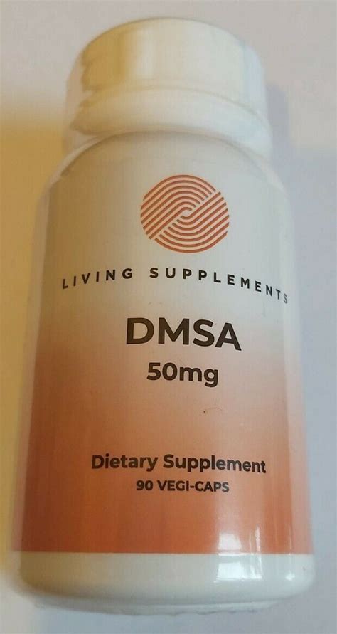 Dmsa 50mg 100 Caps Heavy Metal Chelation Mercury Or Lead Detox For Sale