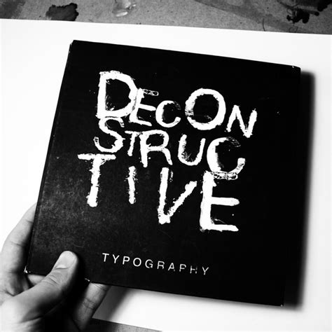 Deconstructive Typography Behance