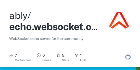 github ably websocket echo server for the community