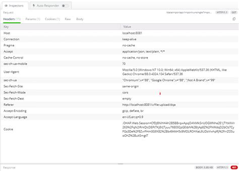two 401 unauth responses followed by one 200 ok when app hosted on