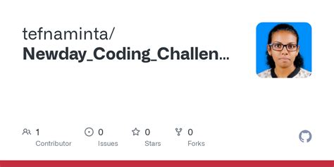 Github Tefnamintanewdaycodingchallenge