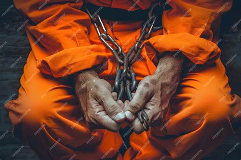 Captured In Chains A Symbol Of Confinement And Resilience Premium Ai Generated Image