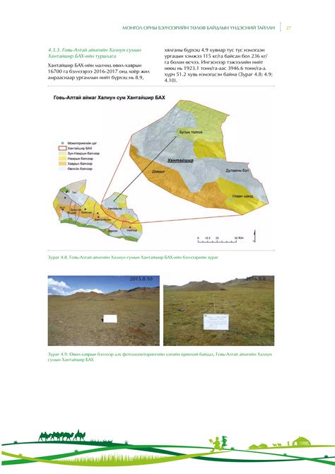 Монгол орны бэлчээрийн төлөв байдлын үндэсний тайлан Pdf