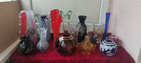 Ваза кольорове скло гутна техніка хрусталь часів СССР 200 грн Коллекционирование Львов на Olx