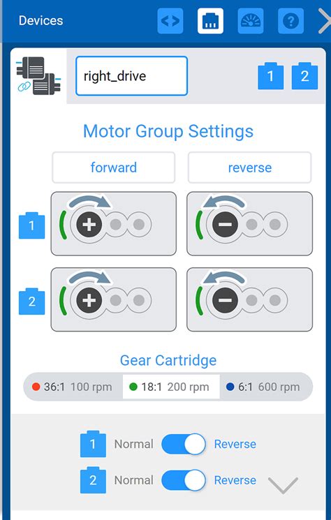 how to code 4 motor drive programming support vex forum