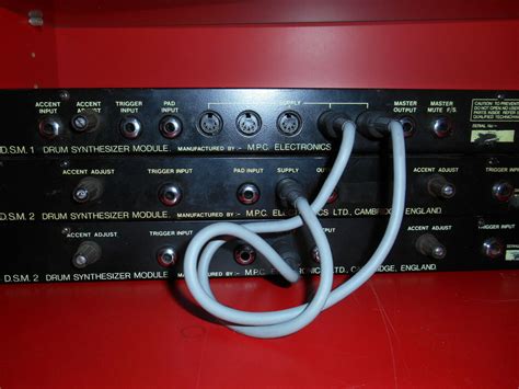 MATRIXSYNTH M P C DRUM SYNTH MODULE 1 AND 2 PERCUSSIVE RACK