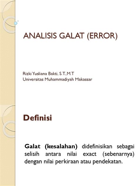 Pemodelan Dan Metode Numerik 2 Pdf