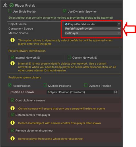 Player Prefab Provider