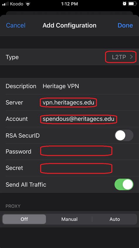 Connecting To The Heritage Network Using A VPN Salo
