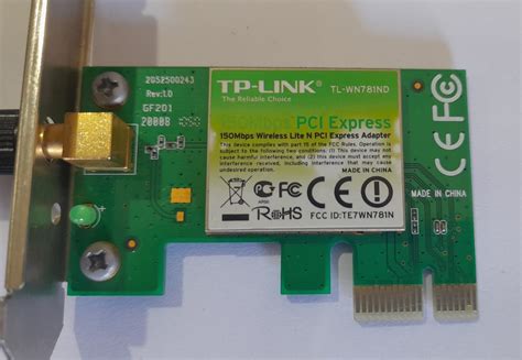 Placa De Rede Wifi Tp Link Mbps Ghz Pci Ex X Para Pcs Rikatech