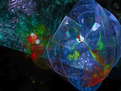 Abstract Digital Wave Fractal Effect Modern Graphic Texture Power Design Pattern Template