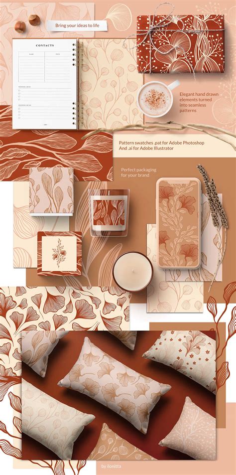 Waves Abstract Seamless Patterns On Behance