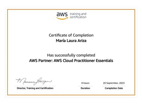 maría laura ariza on linkedin training aws cloud