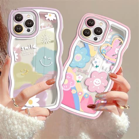 Jual Casing Ponsel Gelombang Besar Yang Segar Dan Lucu Cocok Untuk Iphone 6 6 6s 7 8 7 8 X