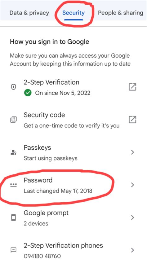 How To Change Gmail Passwords On Mobile