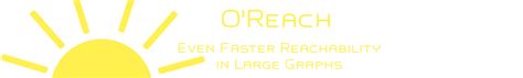 o reach reachability in large graphs